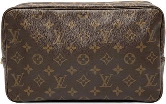 Louis Vuitton Clutches - Monogram Trousse Toilette 28 - Gr. unisize - in Braun - f&uuml;r Damen