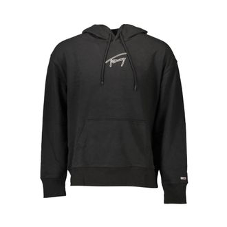 Tommy Hilfiger Homme, Sweatshirts et sweats &agrave; capuche, Noir, Taille: 2XL Tommy Hilfiger Pull Noir en Coton pour Homme