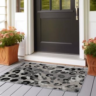 Generic Tapis Couloir Long Imprim&eacute; l&eacute;opard, imprim&eacute; Animal, Style Vintage Tapis Cuisine Devant Evier Antid&eacute;rapant Absorbant Tapis Int&eacute;rieur Entr&eacute;e Long 60x240