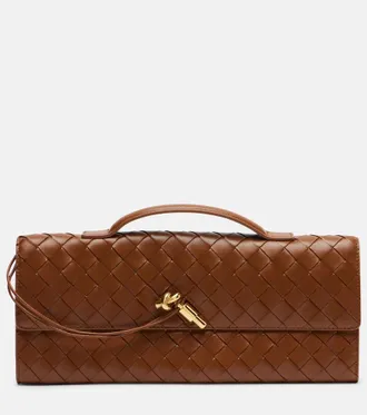 Bottega Veneta Pochette en cuir Intrecciato