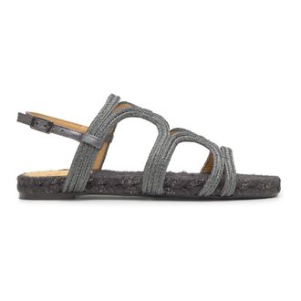Castaner Femme, Chaussures, Gris, Taille: 39 EU Pitra Flat Sandal