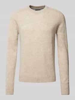 Mc Neal Wollpullover mit Label-Stitching