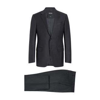 Ermenegildo Zegna Homme, Costumes, Bleu, Taille: 2XL Single Breasted Suits