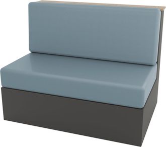 Generic wasserdichte Ölbeständige Sitzbezüge Für Wohnwagen, Dehnbare, Abriebfeste PU-Ersatzkissenbezüge Für Die Sitzbank Im Wohnmobil,2-Sitzer, Sofa, Stuhl(Bl