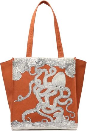 Inou&iuml; Editions Femme, Sacs, Orange, Taille: ONE Size Totebag Poseidon