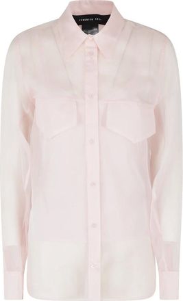 Federica Tosi Femme, Blouses et Chemises, Rose, Taille: 36 FR Chemises