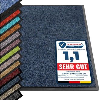 Floordirekt Paillasson dentr&eacute;e sky Bleu 90 x 300 cm