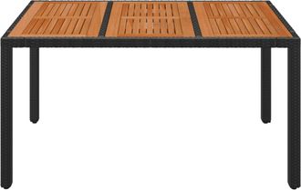 tidyard Gartentisch Holztisch Beistelltisch Gartenmöbel Bistrotisch Garten Esstisch Tisch Balkontisch Terrassenmöbel mit Holzplatte Terrassentisch Tisch Outdo