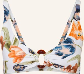 Maryan Mehlhorn Maryan Mehlhorn Bralette-Bikini-Top Tulipe weiss
