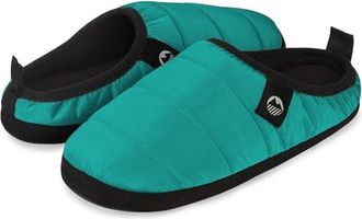 Lakeland Footwear Wolfa Chaussons de tente matelass&eacute;s ultra chauds pour femme - Bleu sarcelle - 38 EU, bleu sarcelle, 38 EU