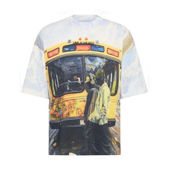 Carlo Colucci Homme, Tops, Multicolore, Taille: XL T-Shirt Oversize - Impression