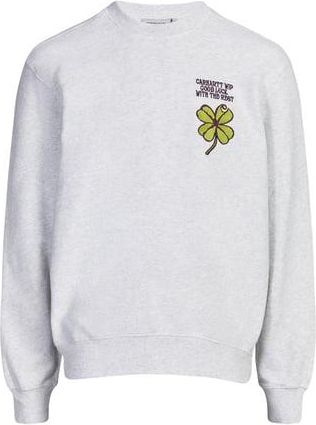 Carhartt Work in Progress Sweat brod&eacute; &agrave; col rond en coton