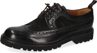 Melvin & Hamilton Derby Schuhe Herren Pierce 27 Schwarz 42