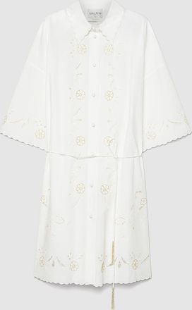 Forte_Forte Robe Lace And Glass Crystal