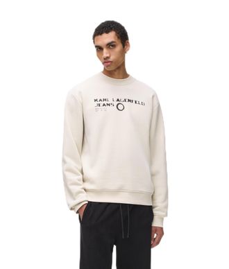 Karl Lagerfeld Regular Eclipse Logo Sweat, Moonstruck, XXL
