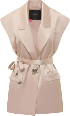 Pinko Pinko, Femme, Vestes, Rose, Taille: 40 FR Melanzana Blazer