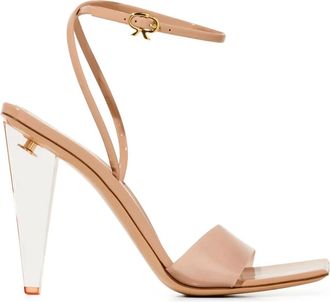 Gianvito Rossi Odyssey Sandalen mit Absatz 105mm - Nude