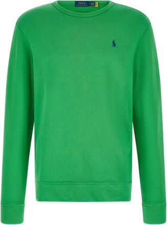 Polo Ralph Lauren Homme, Sweatshirts et sweats &agrave; capuche, Vert, Taille: XL Island Loopback Knit SweaT-shirt