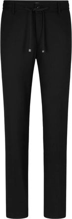 Joop Homme, Pantalons, Noir, Taille: L Chinos en m&eacute;lange de laine