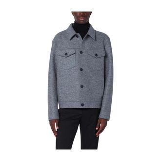 Harris Wharf London Wollm&auml;ntel - - Jackets - Herren - Grau - XL
