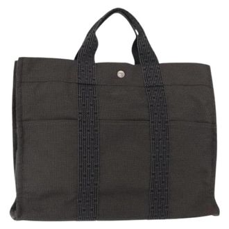 Herm&egrave;s Pre-owned Canvas Tote Bag - - Pre-owned - Damen - Grau - ONE SIZE