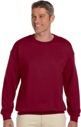 Gildan Herren Sweatshirt Adult 50/50.Crew Neck Sweat/18000,CherryRed, L