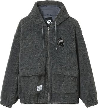Fingercroxx veste polaire à capuche - Gris