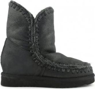 Mou Femme, Chaussures, Noir, Taille: 39 EU Eskimo Inner Wedge Short
