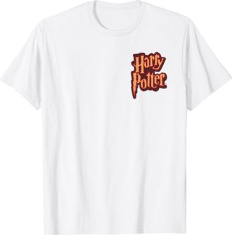 Amazon Essentials Harry Potter Gryffindor Collegiate Collage vorne und hinten T-Shirt