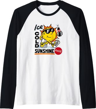 Coca Cola Ware Cartoon Ice Cold Sunshine Summer Drink Poster Raglan