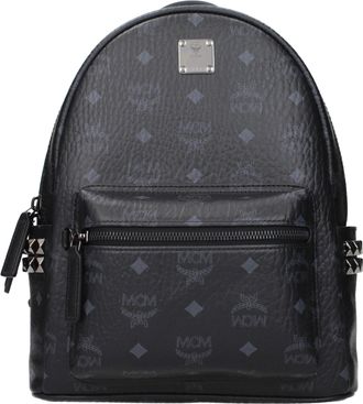 MCM Mcm Sacs &Agrave; Dos Et Morses Stark Side Studs Homme Tissu Noir