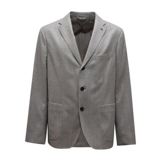 PESERICO Wolljacke in Grau Palladium - - Jackets - Herren - Grau - XL