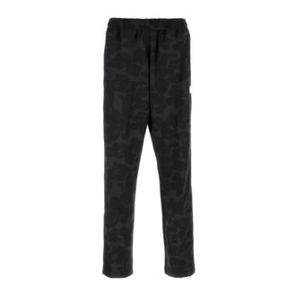 A Bathing Ape Bedruckte Polyester-Jogginghose - - Trousers - Herren - Schwarzk - XL