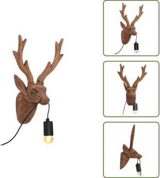 vidaXL Lampe en forme danimal - vidaXL Lampe murale en forme danimal 25 W 28x20x40 cm E27 - Lampe de salon