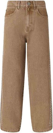 Pinko Straight Leg Jeans - Beige