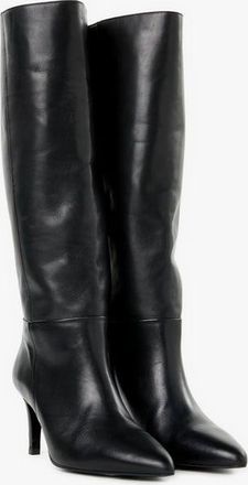 Saison 1865 Dario Leder-Stiletto-Stiefel - Schwarz