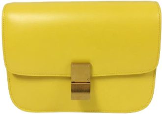 Celine Pre-owned Cuir sacs-celine - Femme - Pre-owned - Jaune - Taille: ONE Size