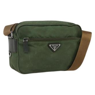 Prada Sac bandouli&egrave;re vintage doccasion - Femme - Pre-owned - Vert - Taille: ONE Size