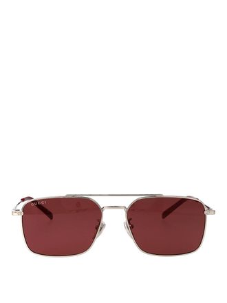 Gucci Lunettes De Soleil - Argent