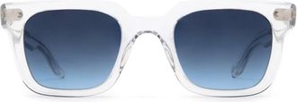 Moscot Grober Sun Sonnenbrille mit eckigem Gestell - Wei&szlig;