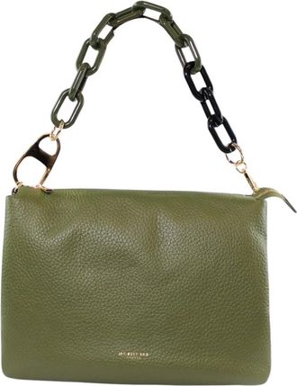 My Best Bags Firenze Sac &agrave; bandouli&egrave;re Reflex Macro Dollaro - Femme - Sacs - Vert - Taille: ONE Size