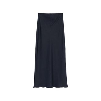 Brunello Cucinelli Rock mit Seitenschlitz - - Skirts - Damen - Blau - XS