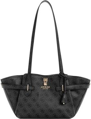 Guess Sac Yesba girlfriend shoulder satchel coal logo BS26GU22 SG783308 Taille du sac: Moyen