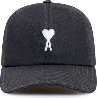 Ami Homme, Accessoires, Noir, Taille: ONE Size De Coeur Felt Cap