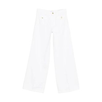 Tommy Hilfiger Femme, Jeans, Blanc, Taille: W24 Jean Large Cinq Poches