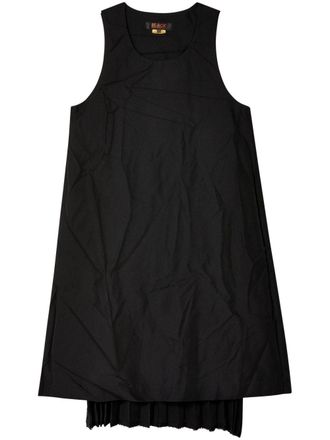 Comme Des Garçons chemise à détails plissés - Noir