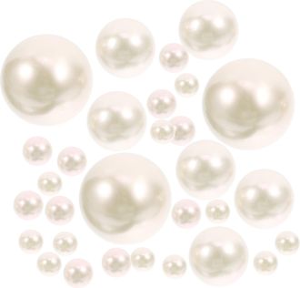 Valiclud 125 Stück Teiliges Vase Füller aus Schwimmenden Runden Künstlichen Perlen Cremeweiß Vielseitige Dekoration für Blumenvasen DIY Hochzeits und Partydeko