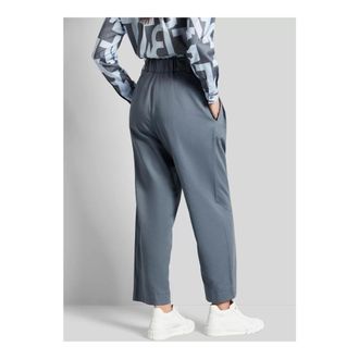 Bugatti Femme, Pantalons, Bleu, Taille: 40 FR Pantalon Pliss&eacute; avec Taille &Eacute;lastique