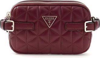 Guess sac &agrave; &eacute;paule bandouli&egrave;re Paisleigh Mini Camera Bag Burgundy bordeaux