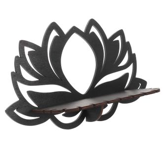 BESPORTBLE LOORGVEL Holz Wandregal Eckregal Schwebend Dekorativ aus Robustem Holz Platzsparend f&uuml;r Badezimmer Wohnzimmer Schlafzimmer Wandmontage Einfach Vintage